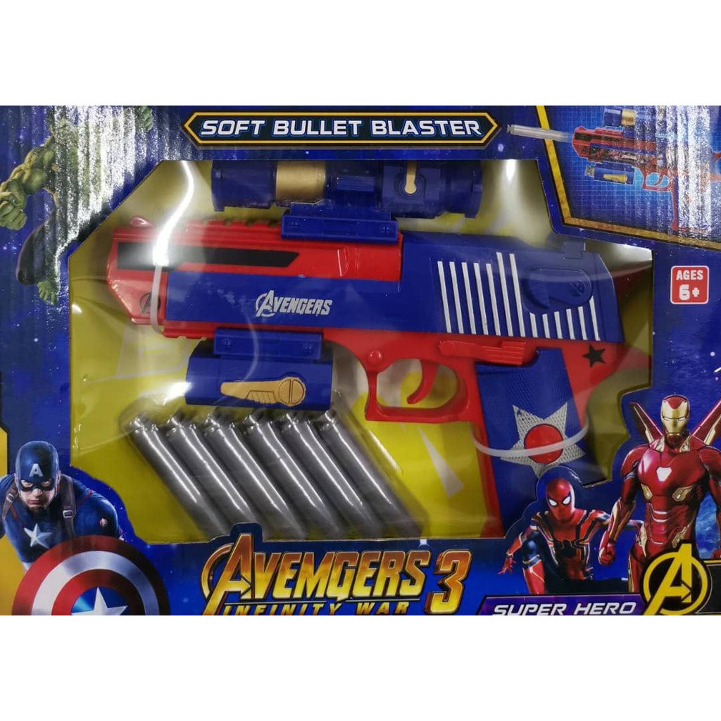 Gun Toys Kids Boys Pretend Play Flashing Police / alat Mainan Kanak ...