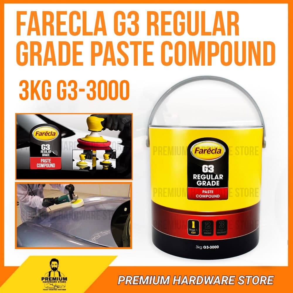 FARECLA G3 Regular Grade Rubbing Paste Compound (400G/1KG/ 3KG) Car ...