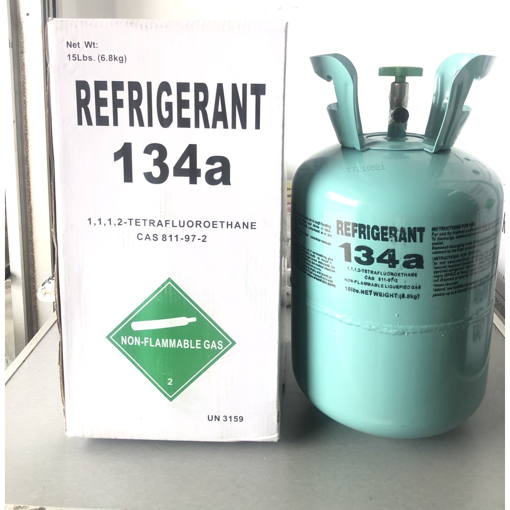 Gas R134A untuk gas peti ais dan aircond kereta 5.0kg gas aircond kereta | Shopee Malaysia