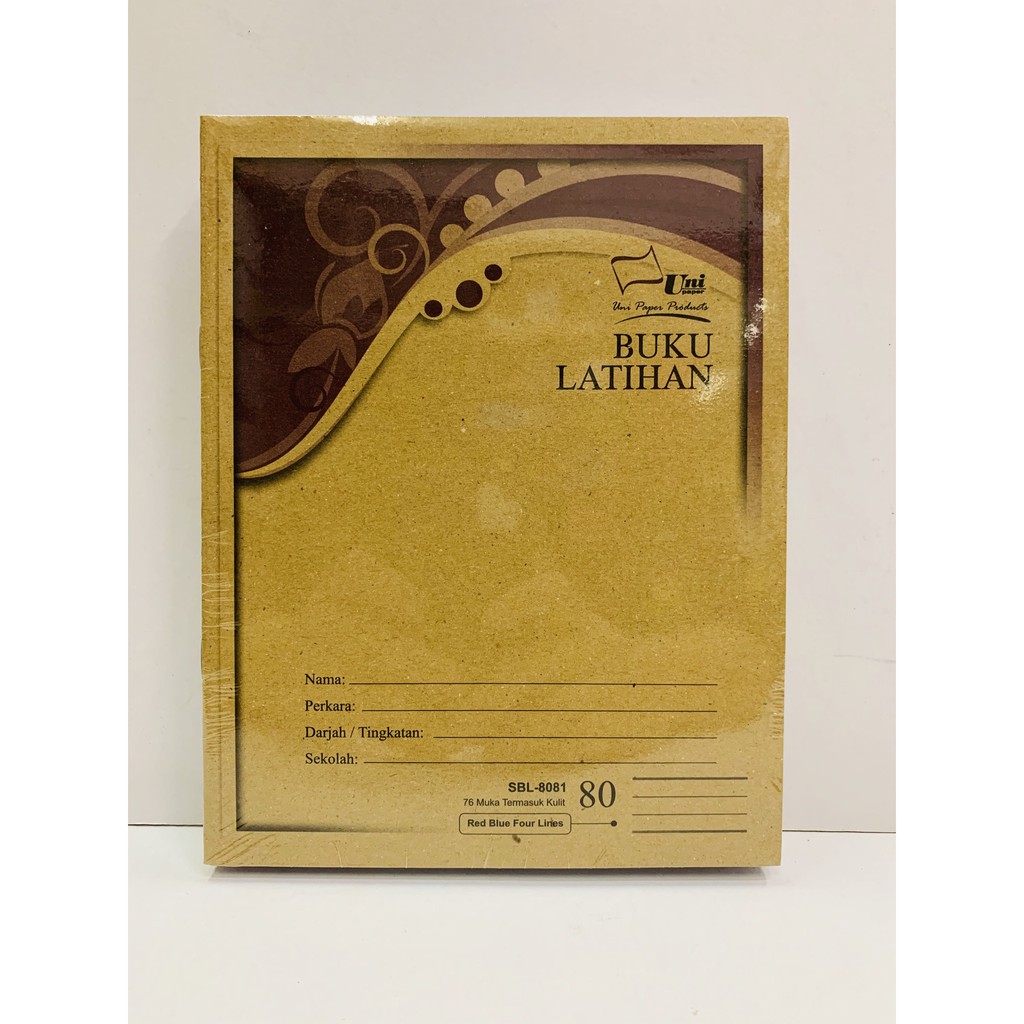 80PAGES BUKU LATIHAN RED BLUE FOUR LINE EXERCISE BOOK 80PAGES (10BOOKS ...