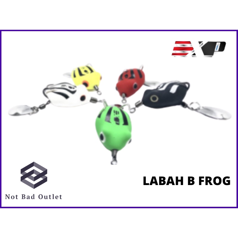 EXP LABAH B FROG EXP Ready Stock Soft Rubber Frog Fishing Lure | Shopee ...