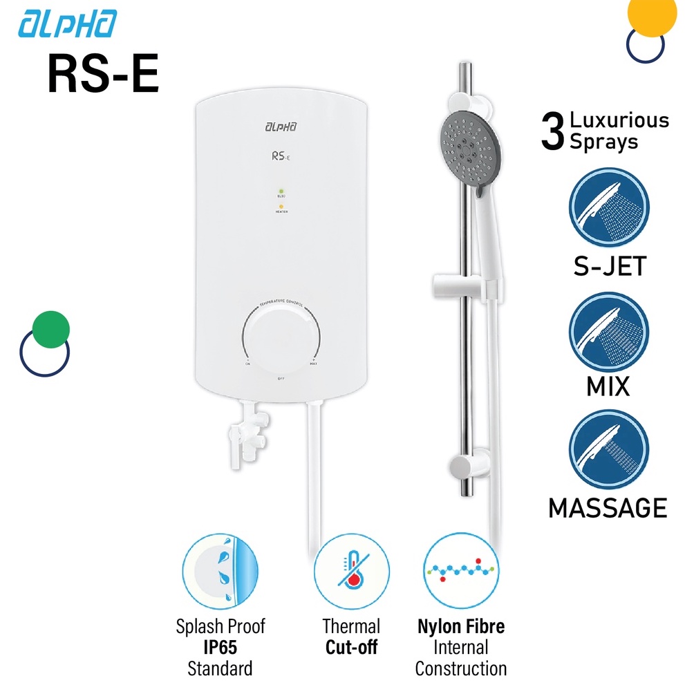 [New 2021] Alpha Instant Water Heater RS-E No Pump RSE | Shopee Malaysia