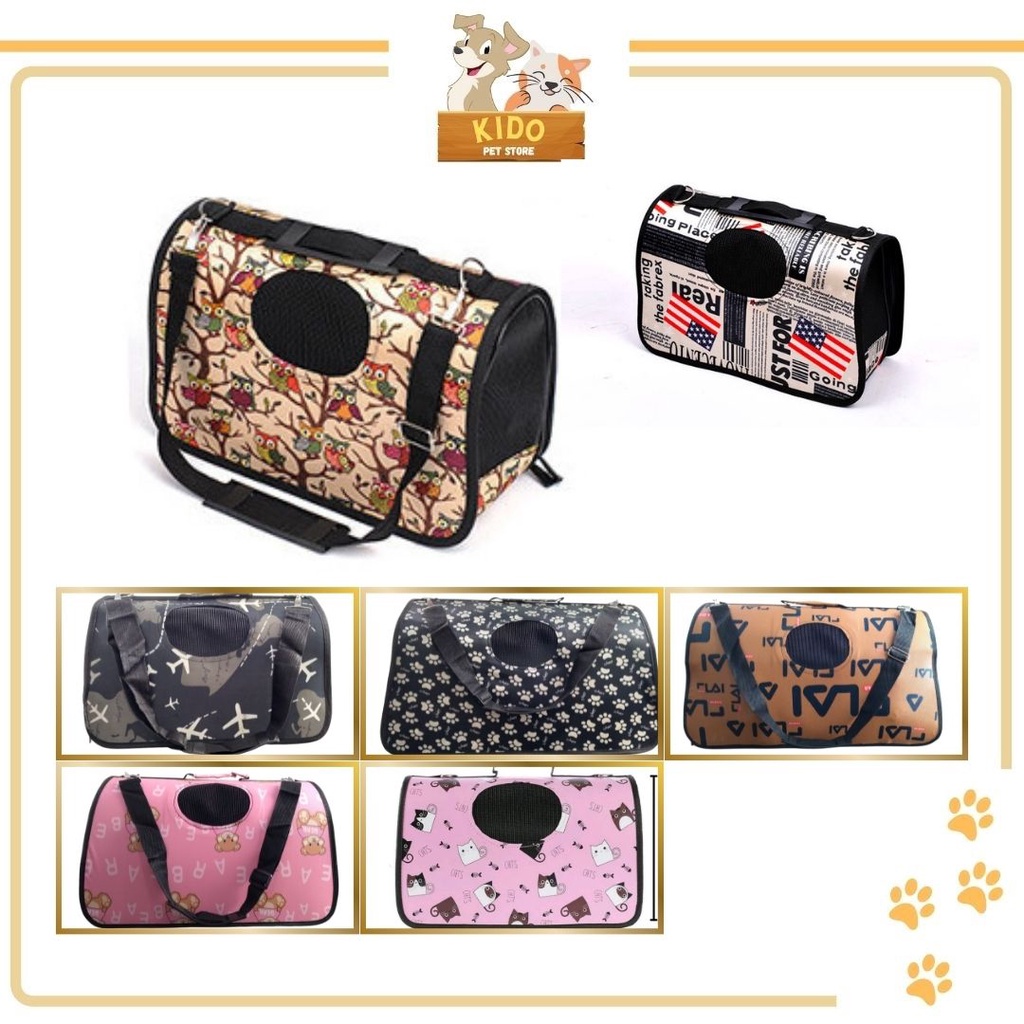 ️READY STOCK ️ Pet Bag Large 53cm Carrier Cat Dog Travel Foldable Sling ...