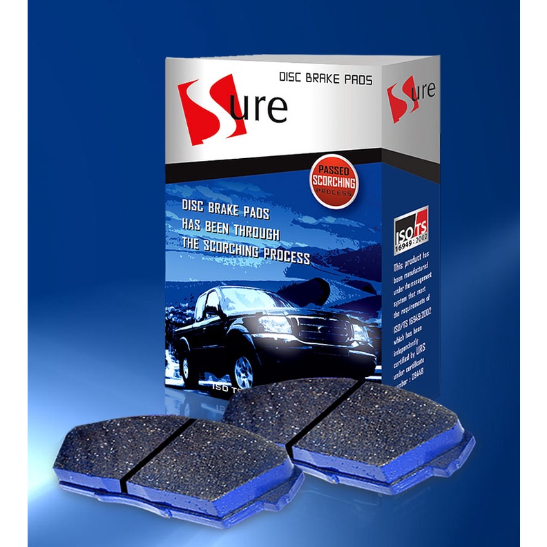 Sure Brake Pad (Front) Car NISSAN BIG-M 2500 BDI Front Depan TD27 Pair ...