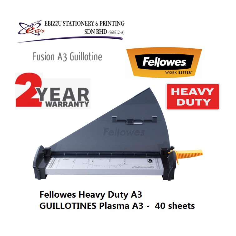 Fellowes Heavy Duty A3 GUILLOTINES Plasma A3 - 40 sheets (guillotine ...