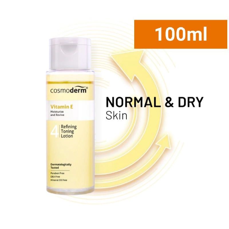 Cosmoderm Vitamin E Series Facial Cleansing Foam | Refining Toning ...