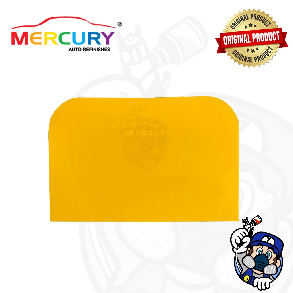 MERCURY Plastic Putty Knife / PVC Spreader (Yellow/White)(4inch ...