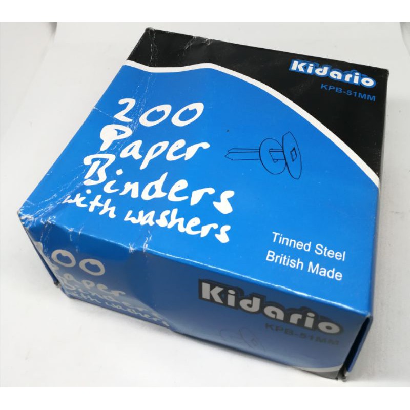 KIDARIO PAPER BINDER WITH WASHER | Shopee Malaysia