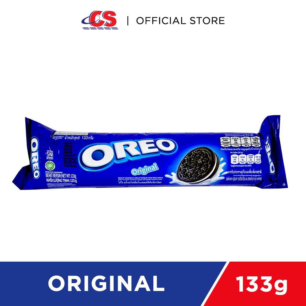 OREO Original Chocolate Cream Sandwich Cookies 119.6g | Shopee Malaysia