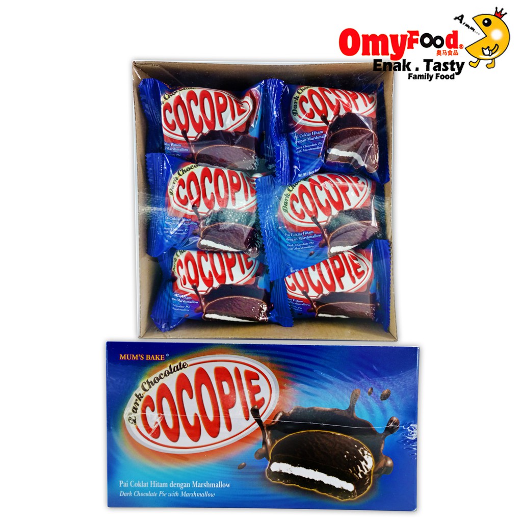 25g x 24pcs Mum's Bake Cocopie [Chocolate / Dark Chocolate / Strawberry ...