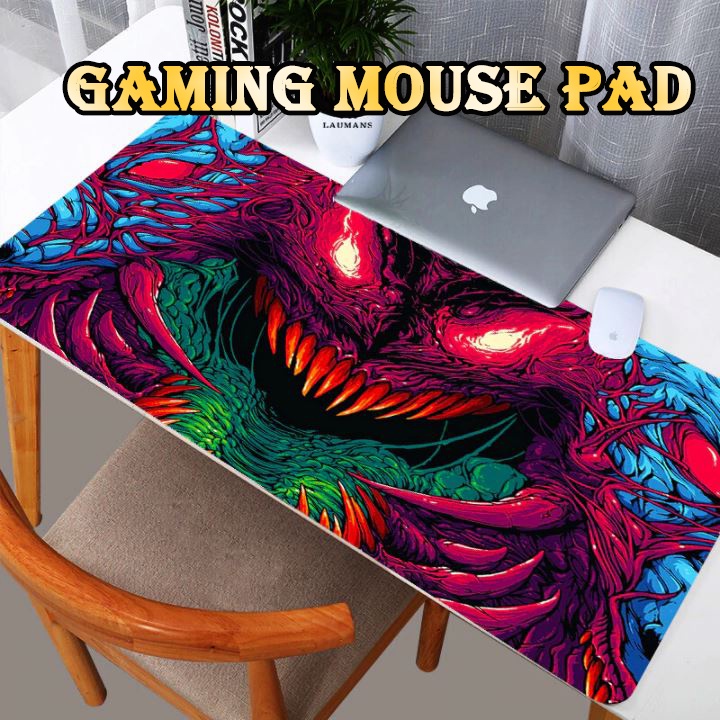 Pelapik Laptop Besar Hyper Beast Extra Large Gaming Mouse Pad 90cm*40cm ...