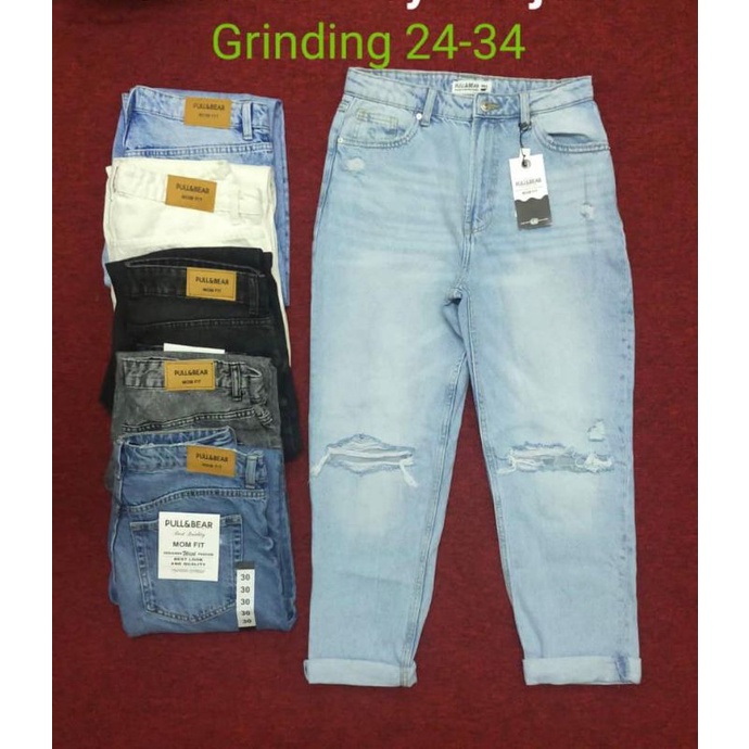 🔥 Mom Fit Boyfriend Jens💥💥🔥🔥 Ready Stock💞💞 (Granding) | Shopee Malaysia