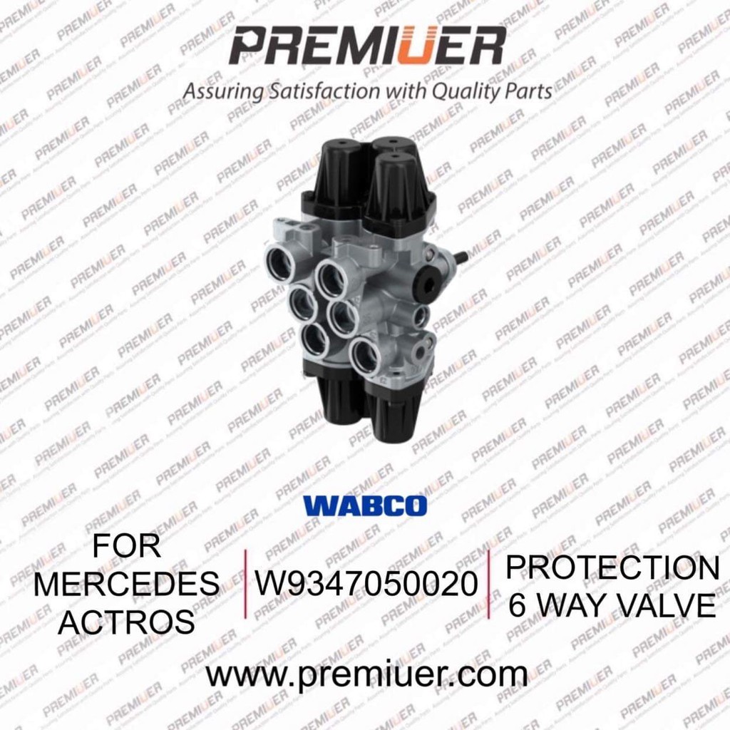 W9347050020 Mercedes Actros 4 Way Valve / Quadruple Protection Valve ...