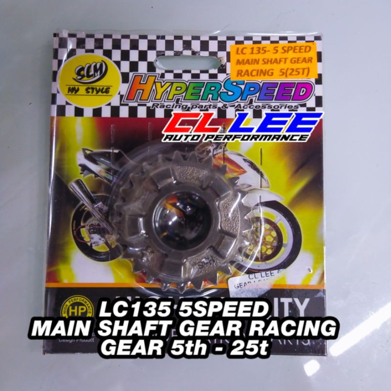 LC135 5SPEED - GEAR 5th MAIN SHAFT GEAR RACING - 25t 26t 22th ESR GEAR ...