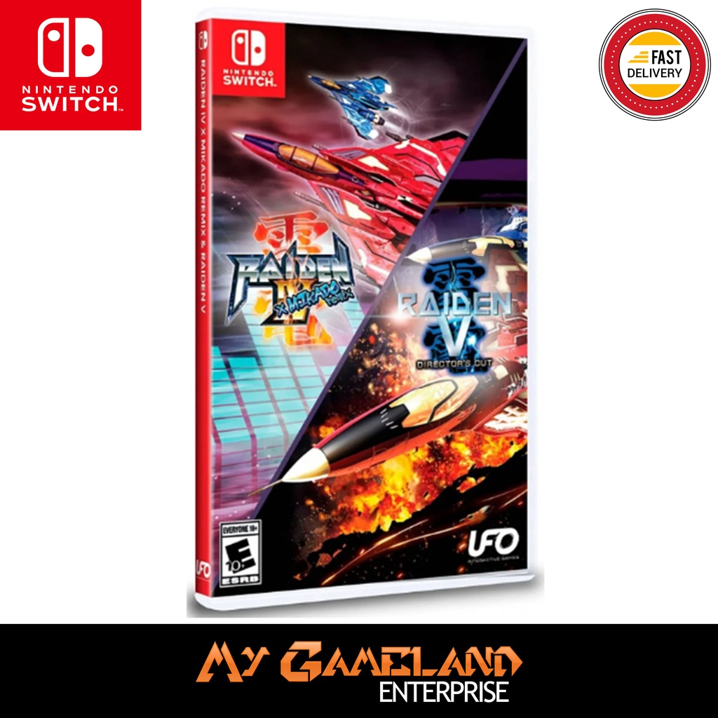 Nintendo Switch Raiden IV x Mikado Remix & Raiden V Director's Cut 30th ...