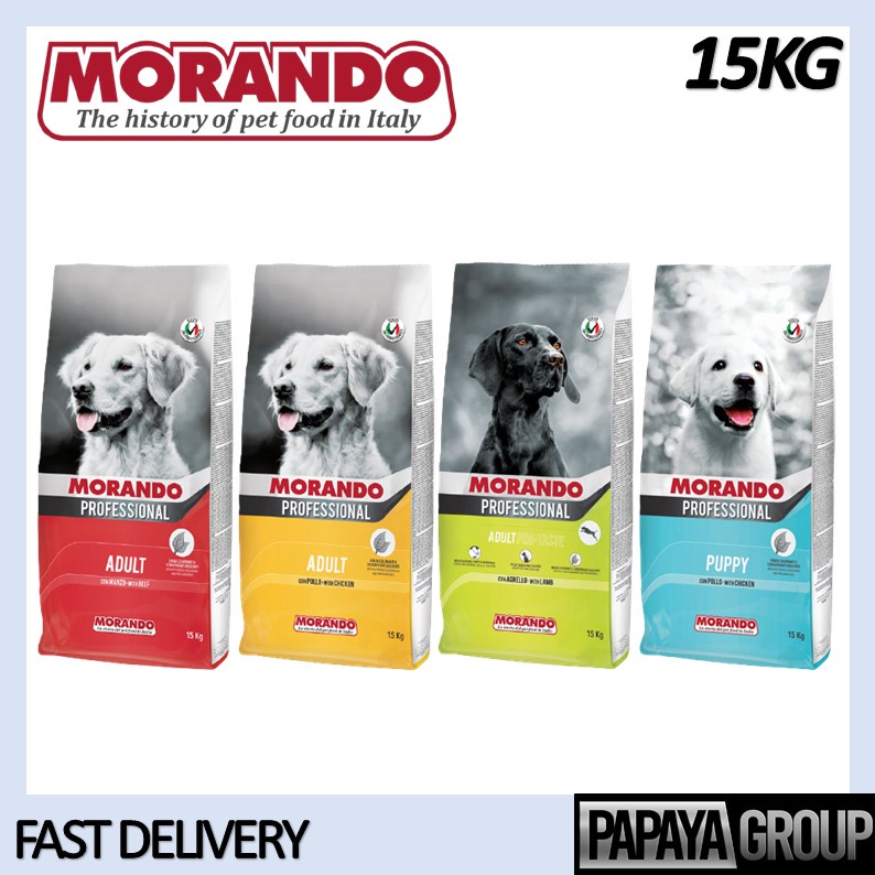 [PROMO 2MONTHS] Morando Professional Dog Food 15kg - (Adult Beef/Adult ...