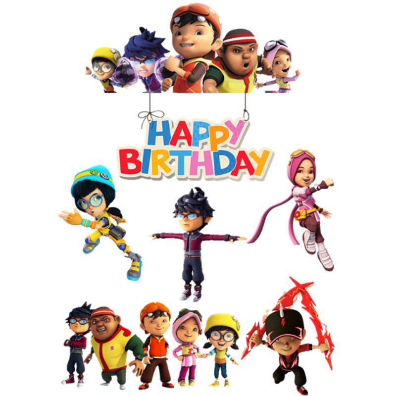 Boboiboy Topper Cake | Shopee Malaysia