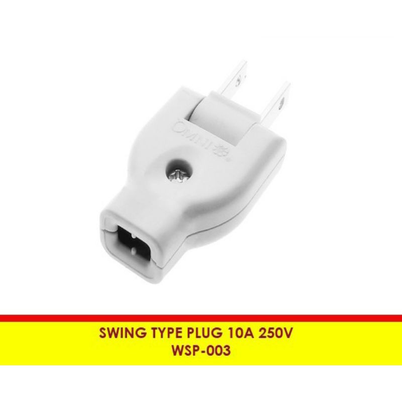 Omni swing type plug 10a 250v WSP003 | Shopee Malaysia