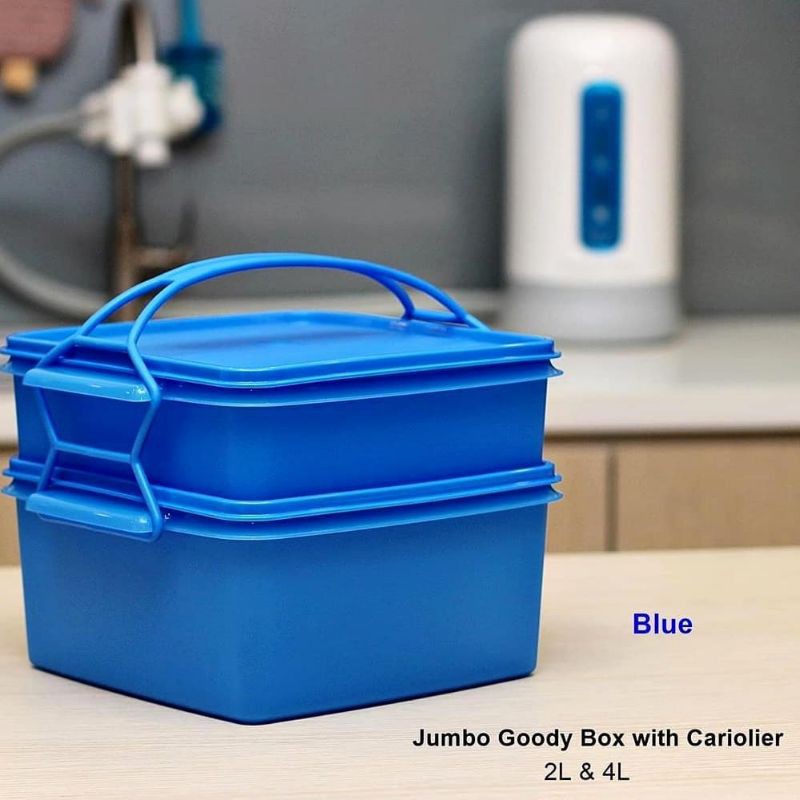 Tupperware Jumbo Goodies Box with Cariolier | Shopee Malaysia