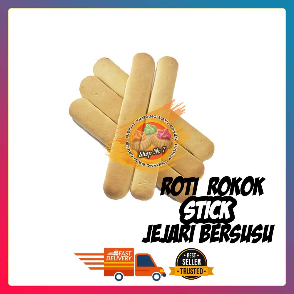 [Biskut Timbang Murah] Roti Rokok|Jejari Bersusu Stick 300GM / 500GM ...