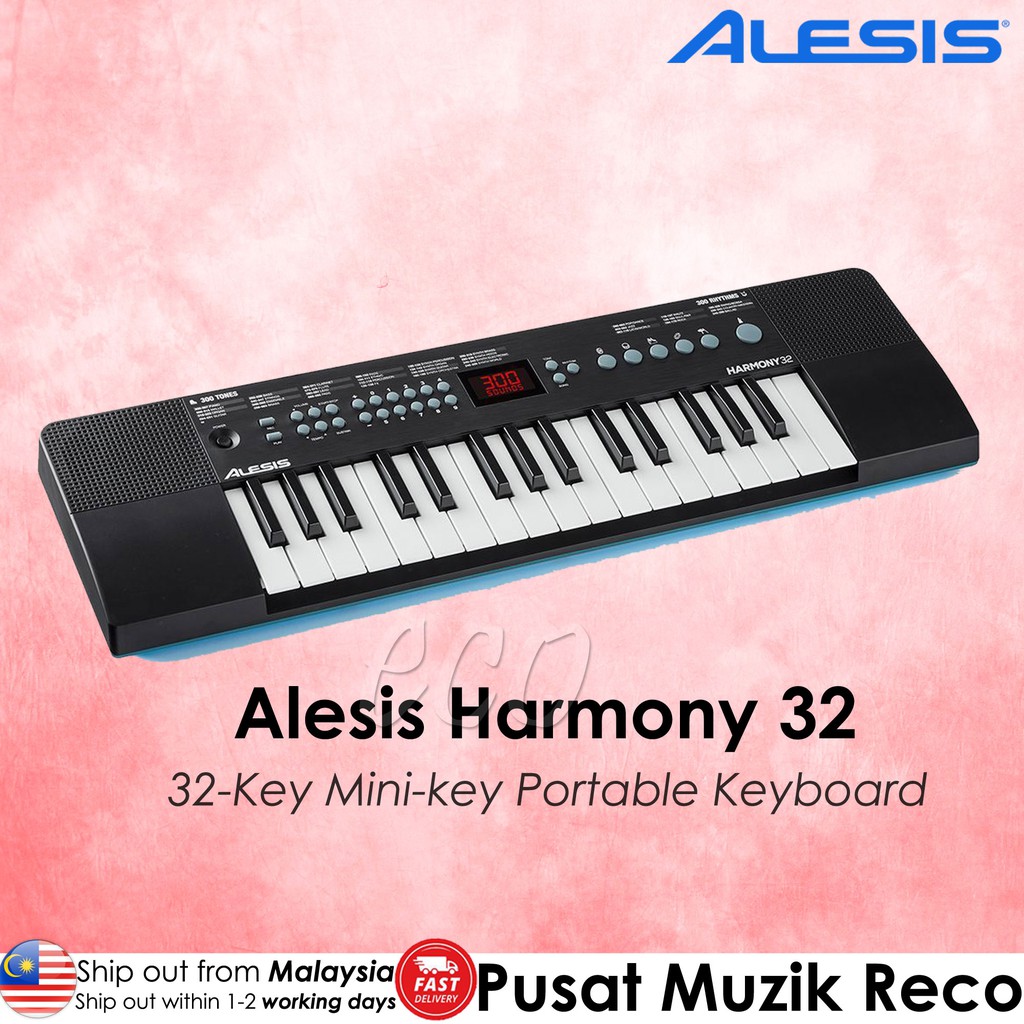 Alesis Harmony 32 32-key MINI Key Portable Arranger Keyboard | Shopee ...