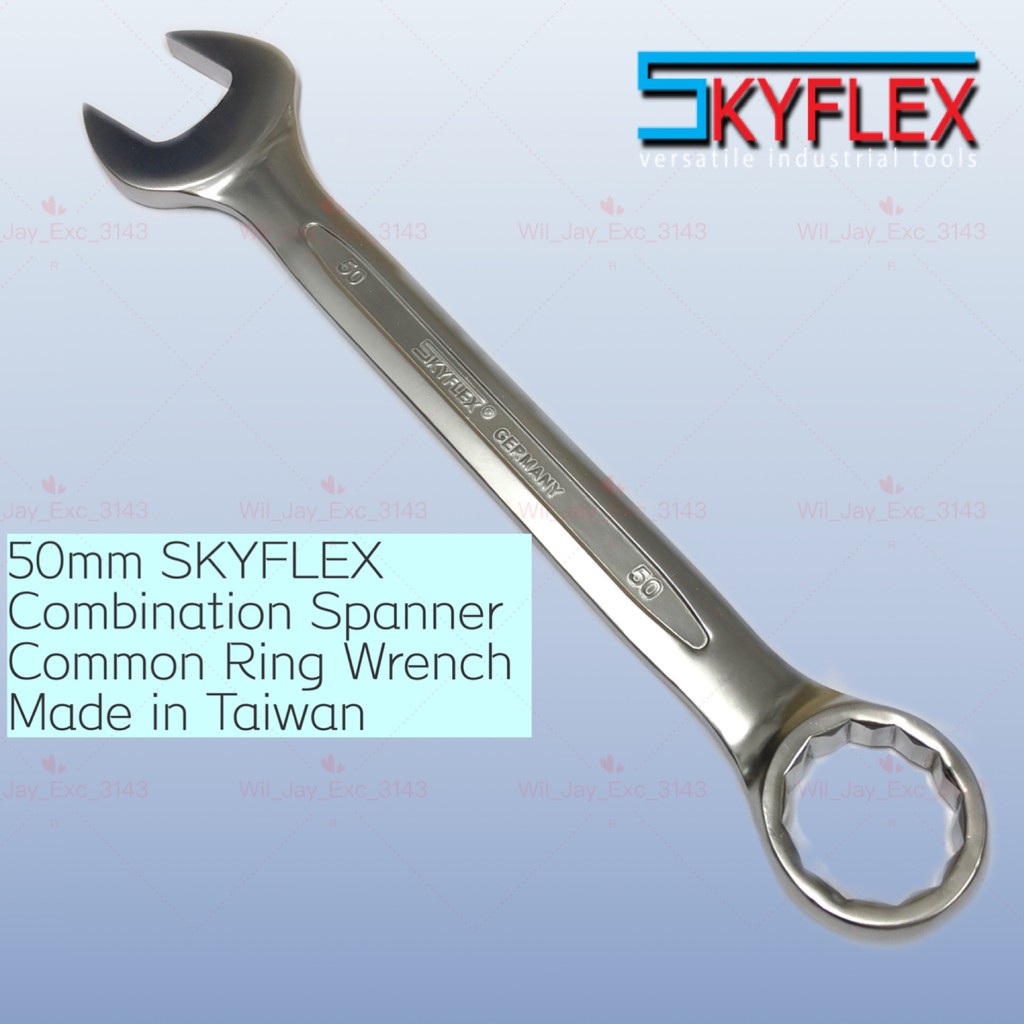 SKYFLEX SCS 50mm COMBINATION SPANNER COMMON RING WRENCH SPANAR | Shopee ...