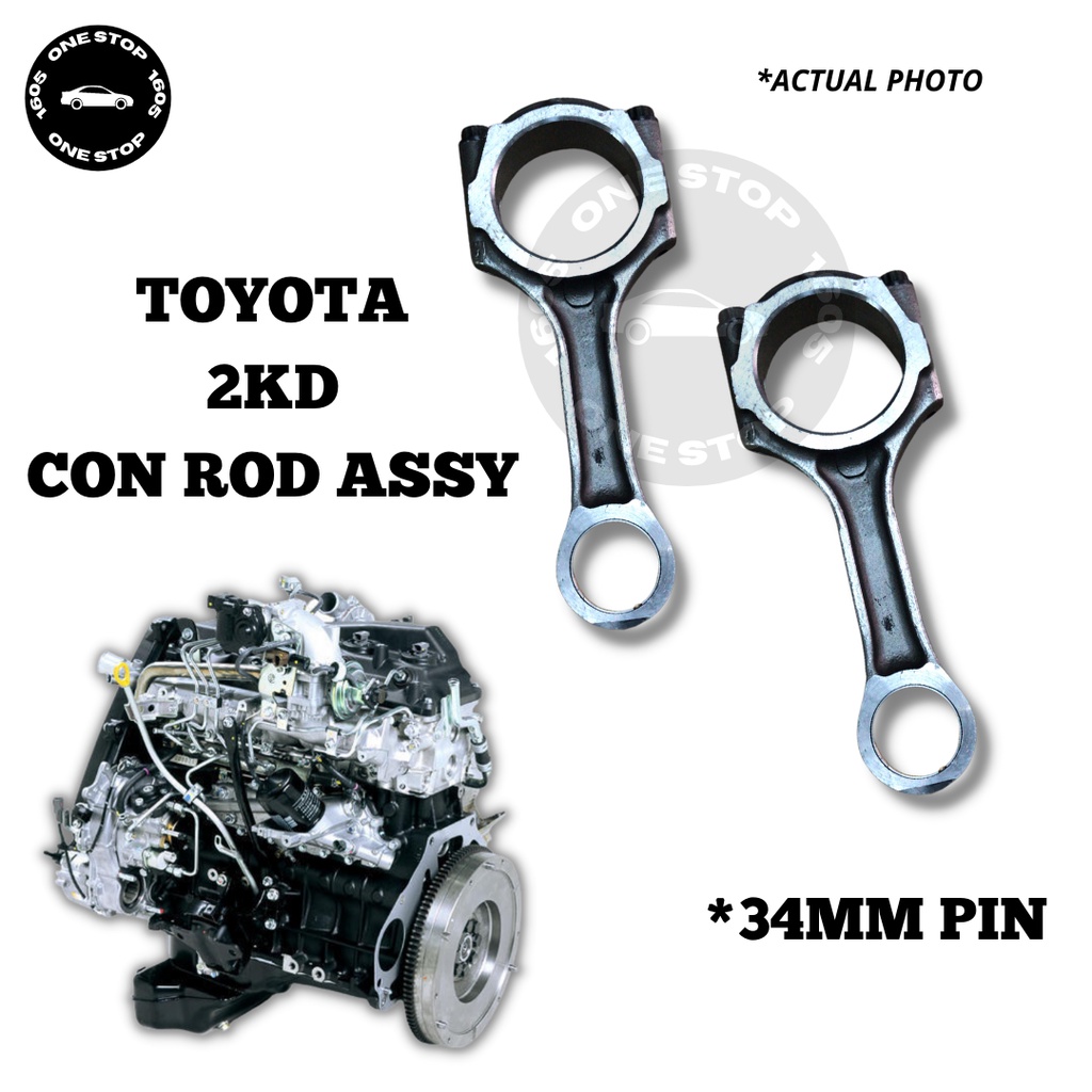 TOYOTA 2KD CON ROD ASSY 1PC (NEW) | Shopee Malaysia