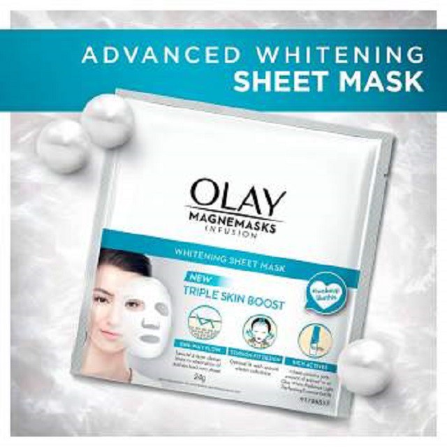 Olay Magnemasks Infusion Whitening Sheet Mask (24g) | Shopee Malaysia