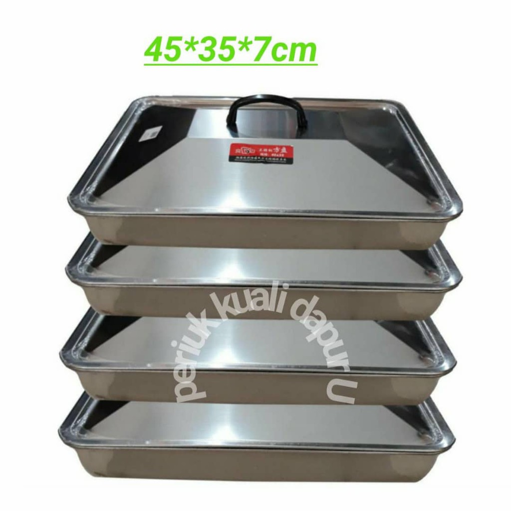 Tray set / tray besar / dulang hidangan / set buffet / set tray (2pcs ...