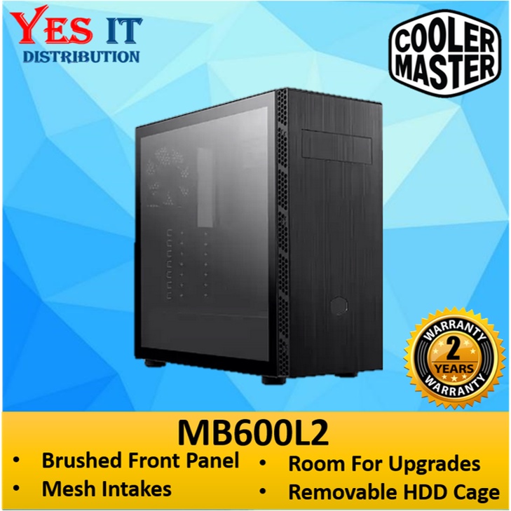 COOLER MASTER MASTERBOX MB600L2 Mid Tower Case (MB600L2-KGNN-S00 (w/o ...