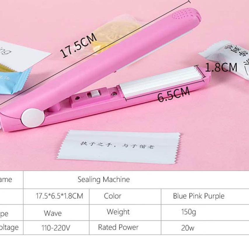 Mini Hand Heat Sealer Plastic Portable Sealing Machine 20W - GLS-002 ...