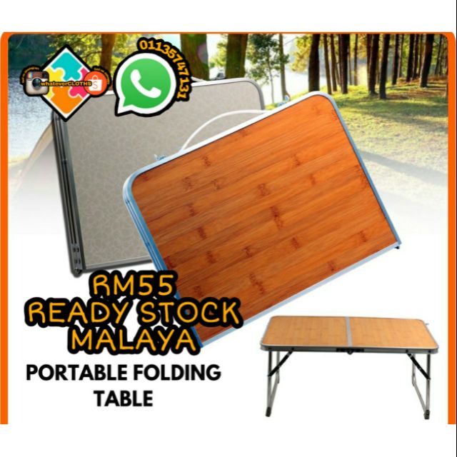 PORTABLE FOLDABLE TABLE (MALAYSIA) | Shopee Malaysia
