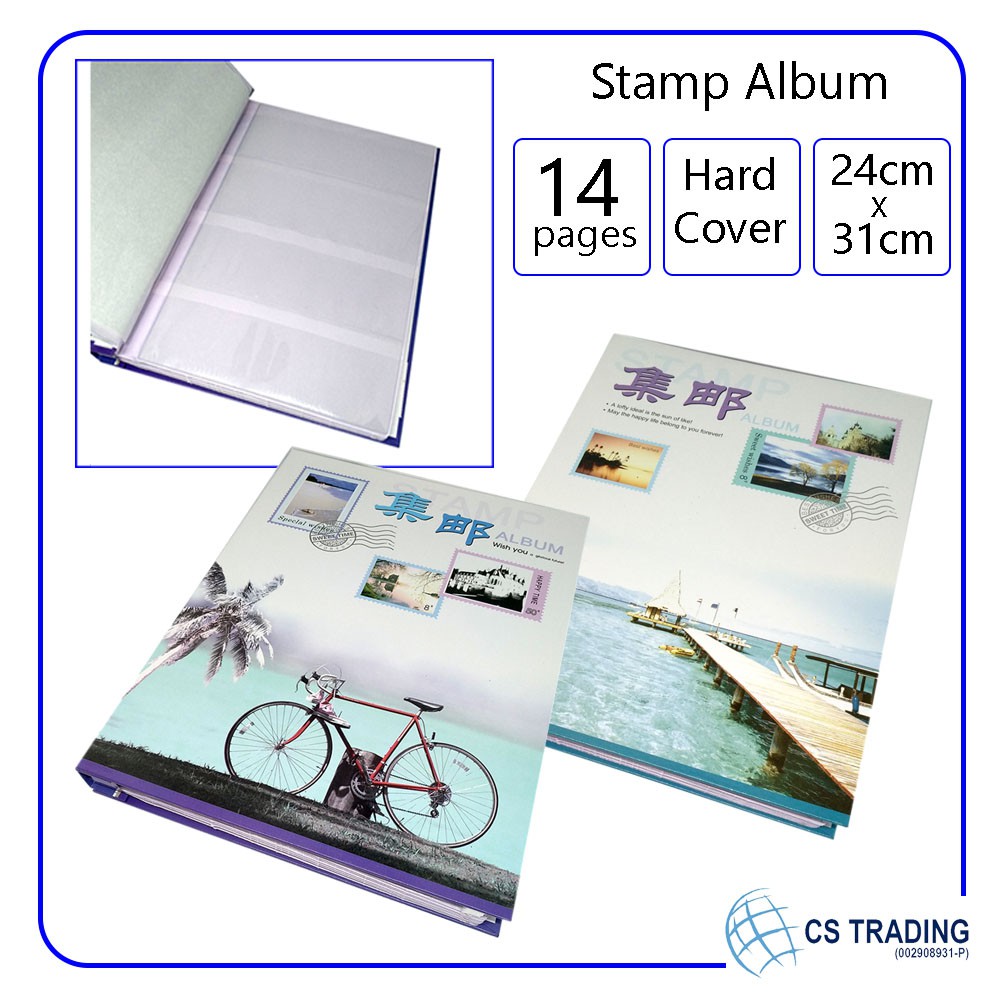 Hard Case + Hard Cover Large Stamp Album | Shopee Malaysia