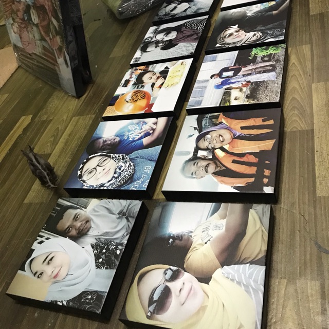 CUSTOM CANVAS FRAME SIZE 9x9 inch RM25 (1pcs) | Shopee Malaysia