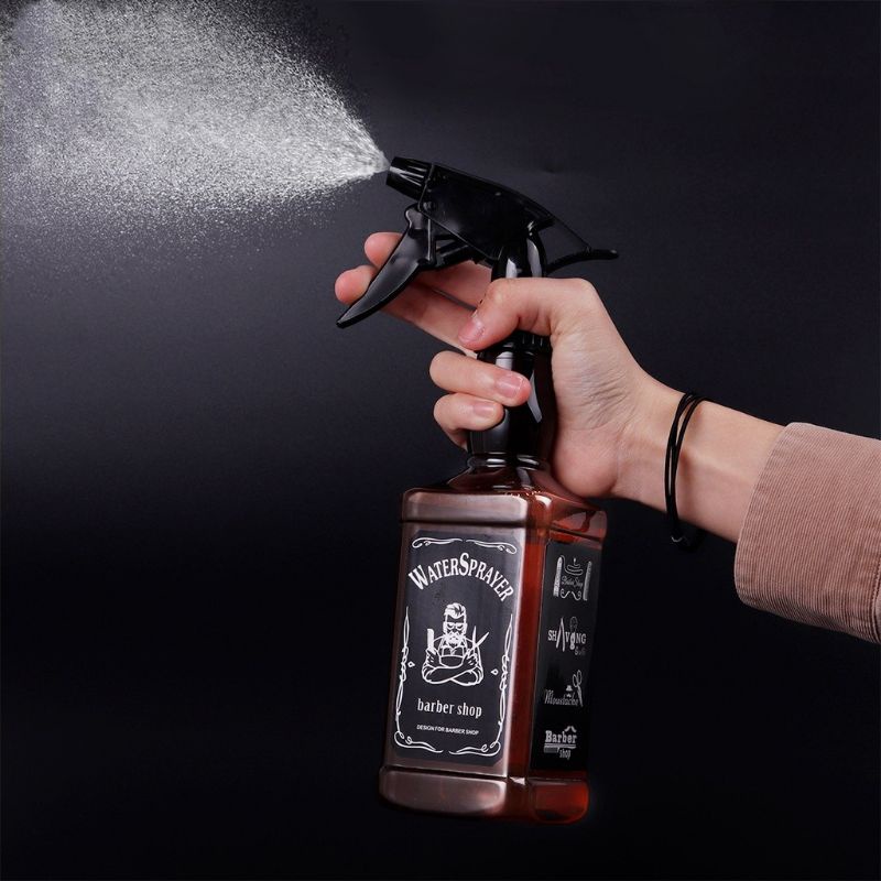 Hairdressing Spray Bottle Salon Barber Hair Tools Water Sprayer Botol ...