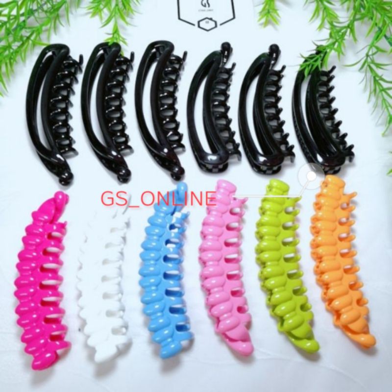 Banana Hair Clip Hair Pin Hair Acc Sepit Rambut (Ready Stock) | Shopee ...