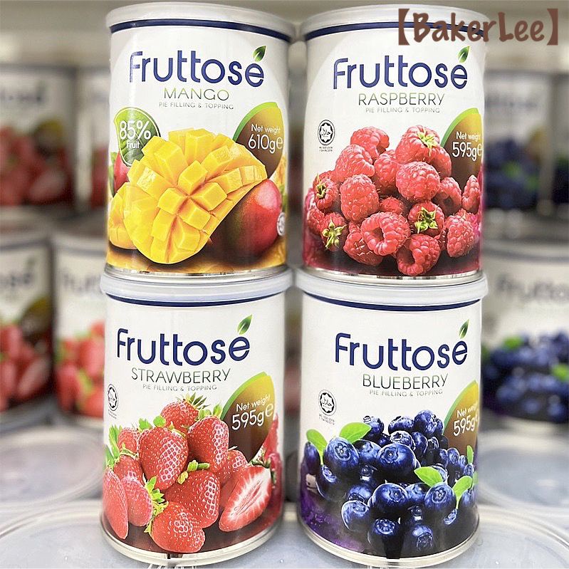 FRUTTOSE BLUEBERRY/RASPBERRY/STRAWBERRY/MANGO/PIE FILLING/FRUIT FILLING/TOPPING 6.5KG / 595G ...
