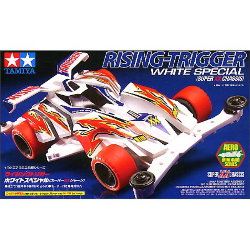 Tamiya Mini 4WD Original Rising Trigger White Special | Shopee Malaysia