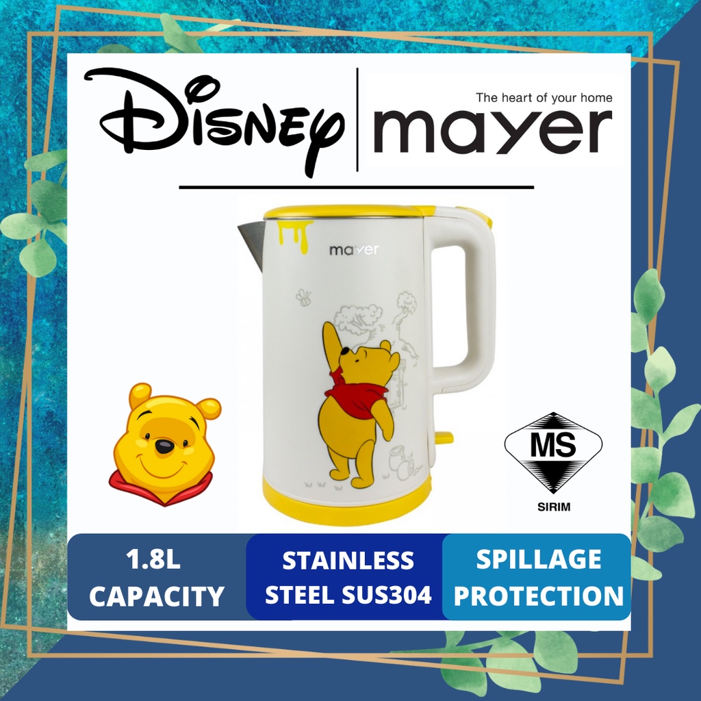 Disney x Mayer Everyday with Pooh Collection 1.8L Electric Kettle ...