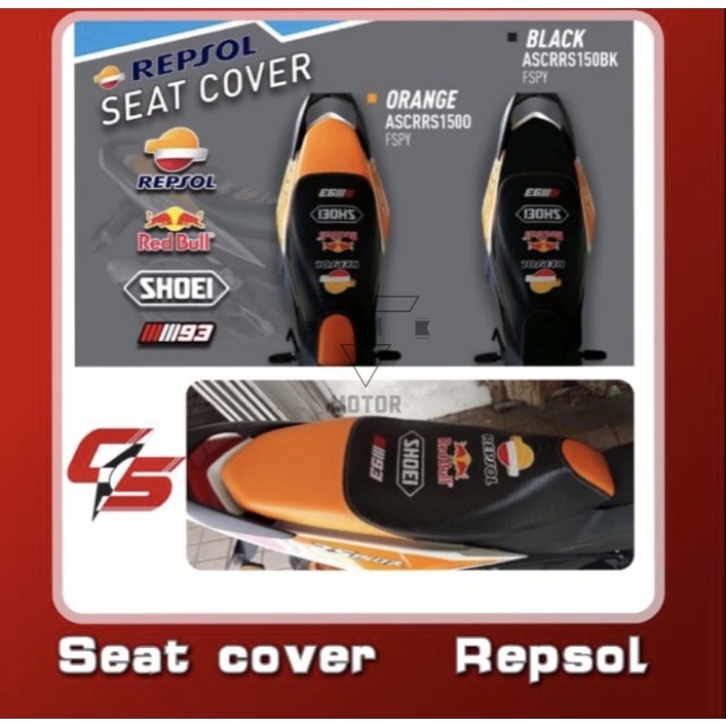 Apido Seat Cover Repsol Honda RS150 Dash Wave Ex5 | Shopee Malaysia