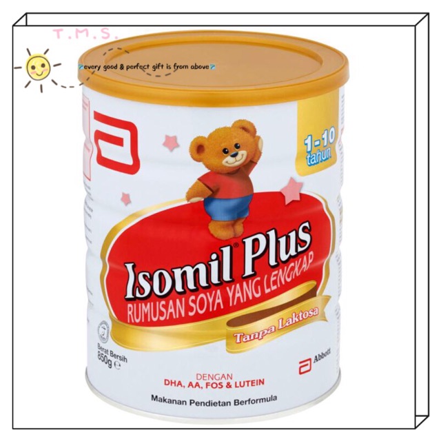 ABBOTT Isomil Plus 850gram (1-10yo) | Shopee Malaysia