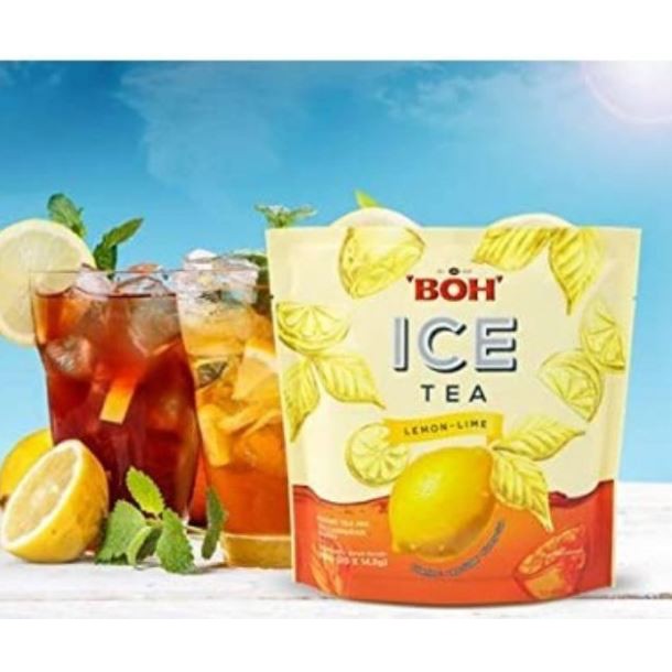BOH ICE TEA Lemon Lime / Peach/ Orchard Splash (14.5g x 20 sticks ...