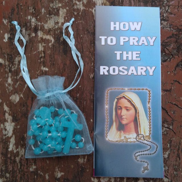 Rosary, How To Pray The Rosary Guide Rosary Booklet with Rosary beads ...