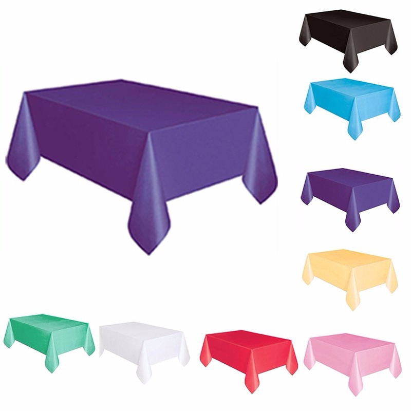 137x183cm Disposable Birthday Tablecloth Kids Party Tablecover Supplies ...