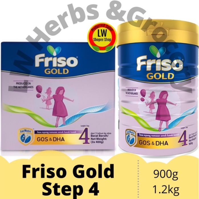 Friso Gold Step 4 600g / 900g / 1.2kg | Shopee Malaysia