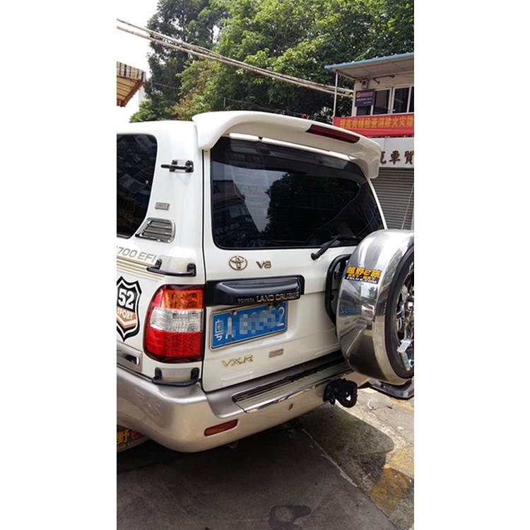 Osmrk unpainted ABS tail wing roof visor rear spoiler for toyota Land ...