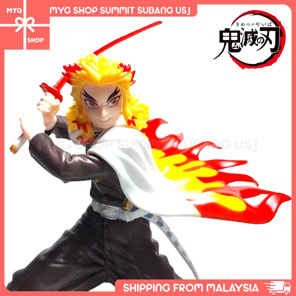 [OEM] Kyojuro Rengoku 煉獄 杏寿郎 Demon Slayer Action Figure Japan Anime ...