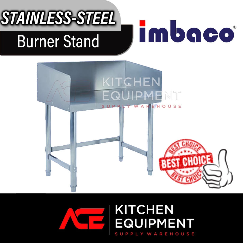 IMBACO BST-1 Stainless Steel Kitchen Preparation Burner Stand/Stove ...