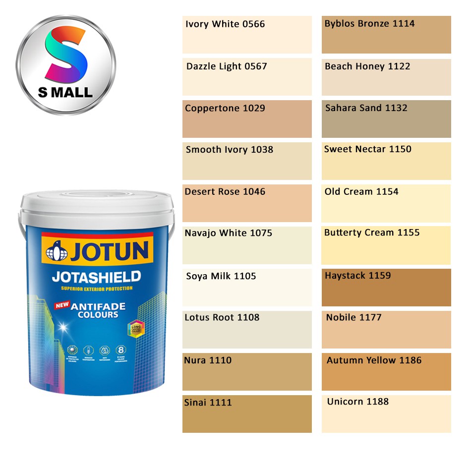 (0566-1188) 15L Jotun Jotashield Antifade Colours Exterior Paint Part 1 ...