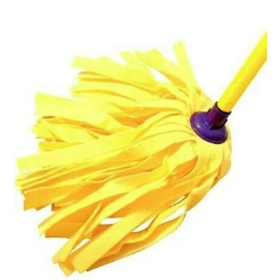 3M Scotch Brite Rayon Mop Set with Handle Floor Cleaning Yellow Strip ...